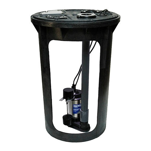 JACKEL 1/2 HP Pre-Plumbed Sump Pump System (Model: JPACK30S-250V ...